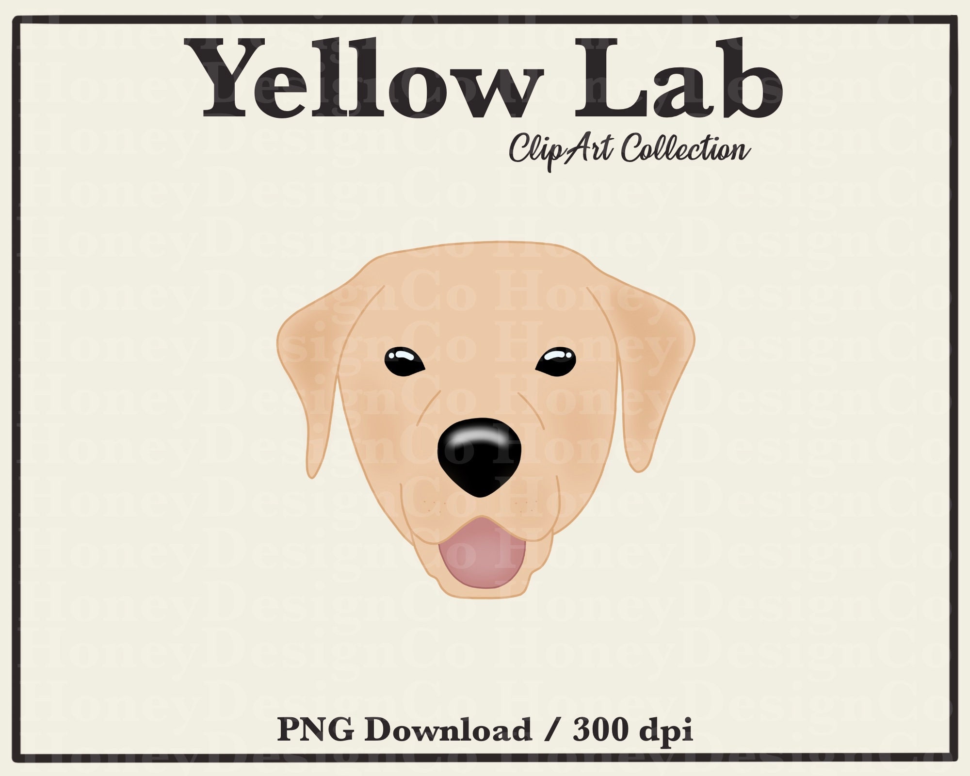 Yellow Lab Png Bundle, Yellow Labrador Clipart, Yellow Lab Dog ...