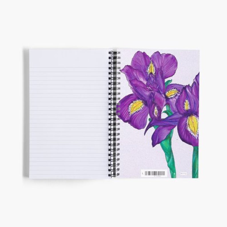 Iris Notebook and Ink Pen Gift Set - Etsy