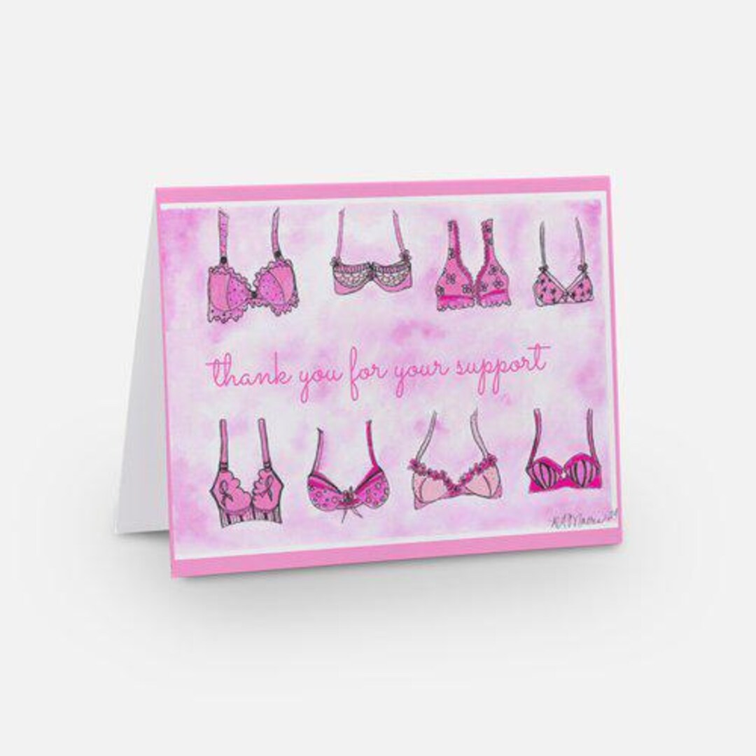 Breast Cancer Warriors Thank You Cards- Original Art- Single Design 10 ...