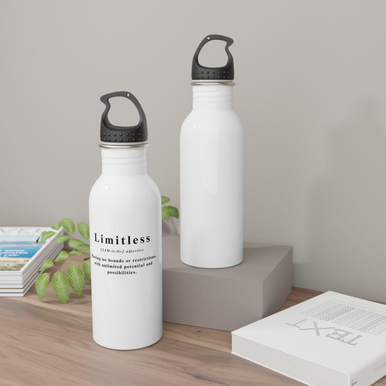 Stainless Steel Water Bottle - Limitless Definition - Etsy