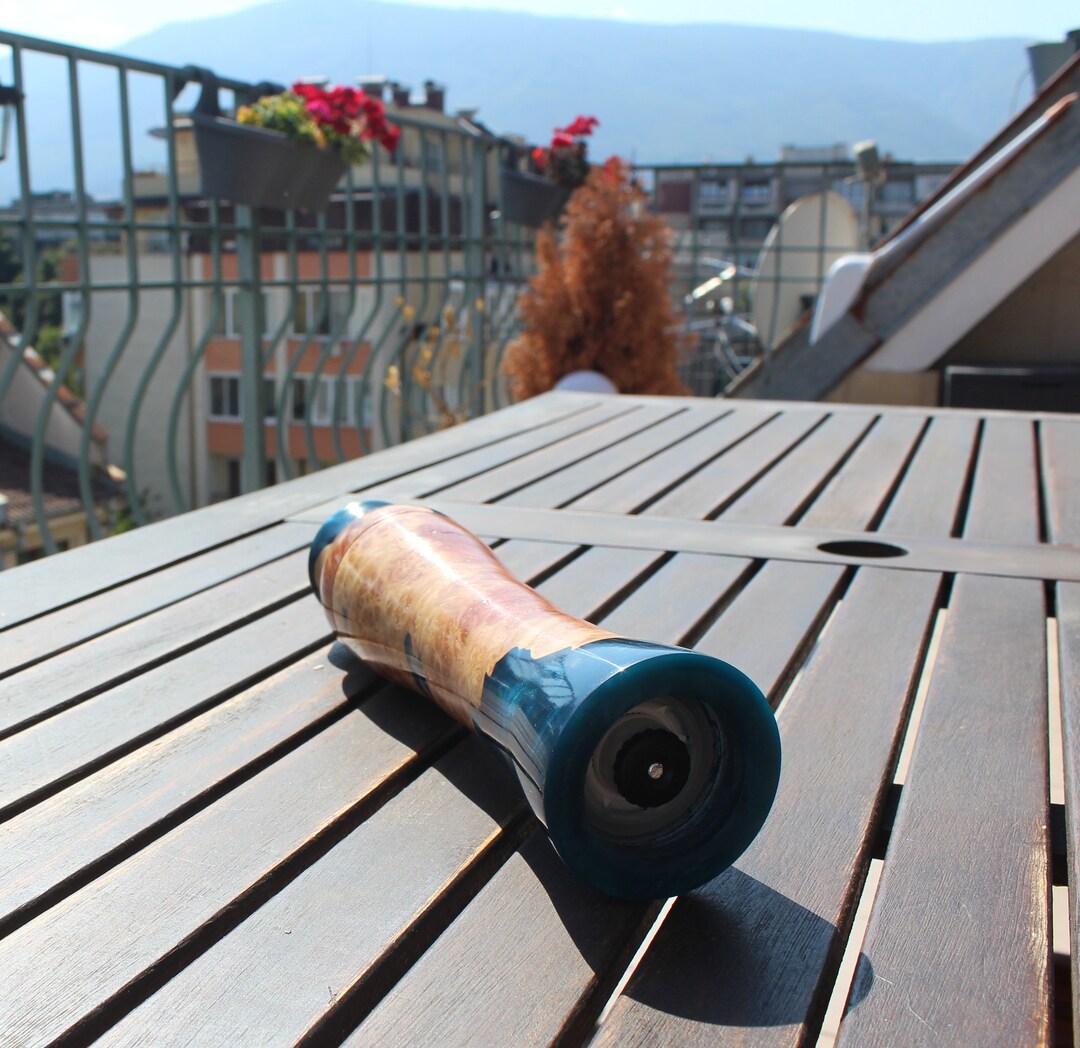 Handmade Red Mallee and Epoxy Resin Pepper Mill - Etsy