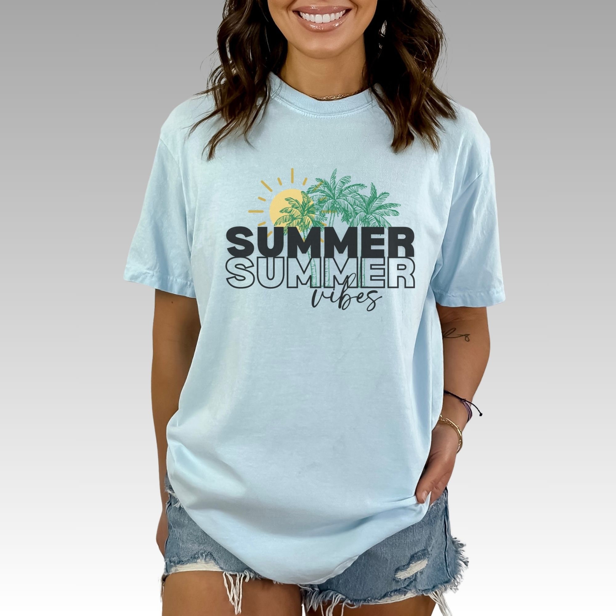 Feeling Good, Beach Coverup, Summer Time Shirt, Beachy Shirt, Ocean ...