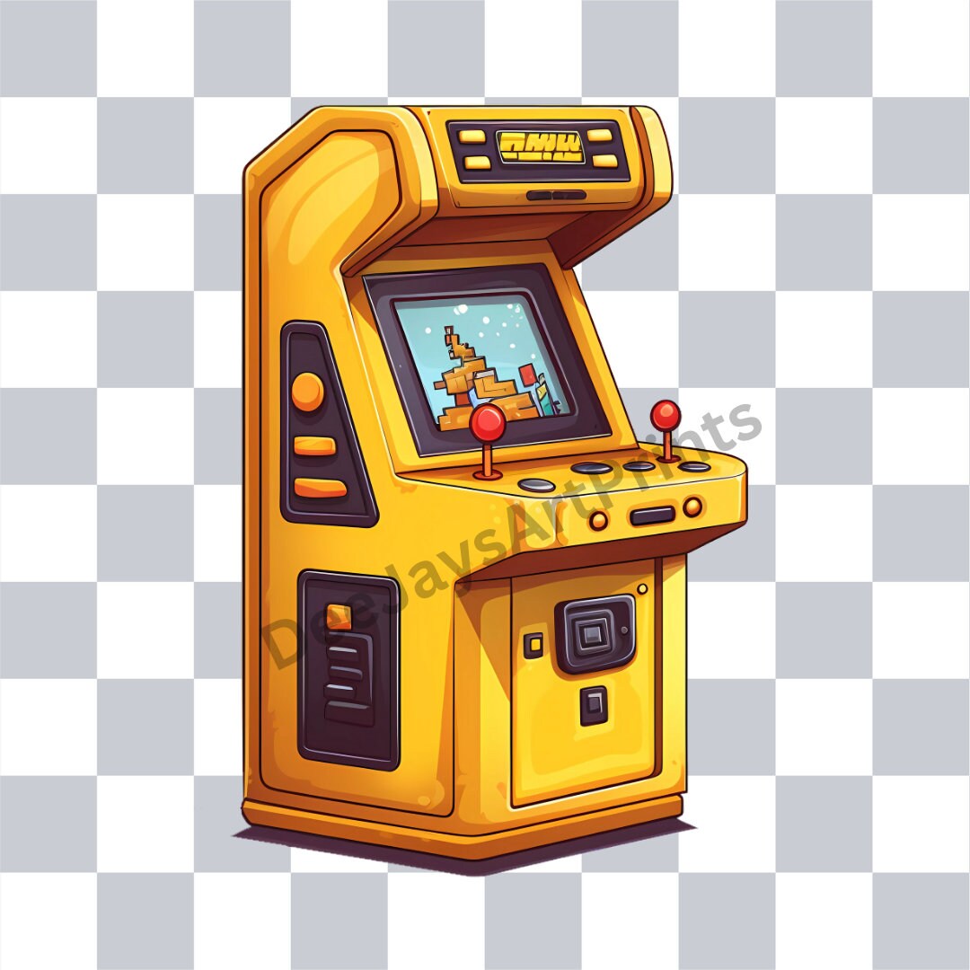 Arcade Machine Clipart 15 High Quality Pngs Transparent Digital ...