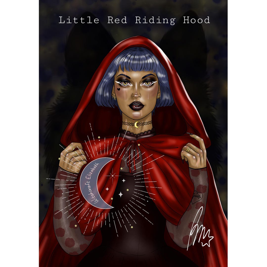 Little Red Riding Hood - Posters + Postcard - Etsy