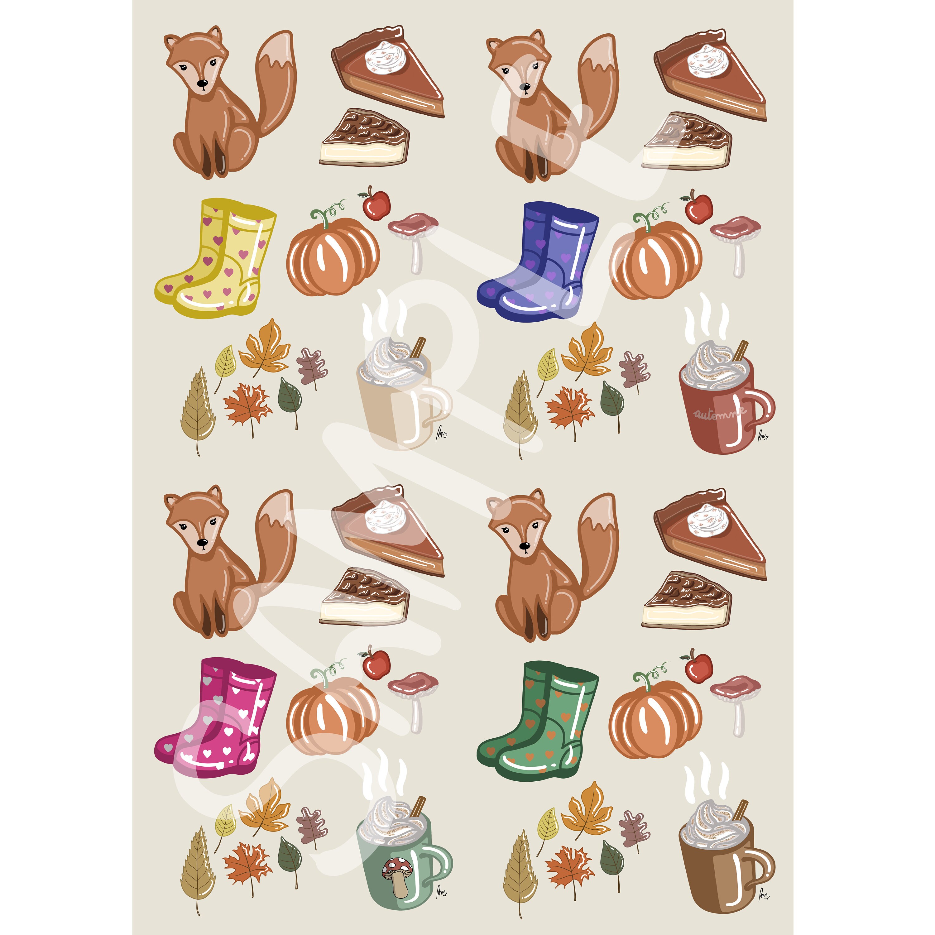 Autumn A4 / A5 Poster or Postcard - Etsy UK