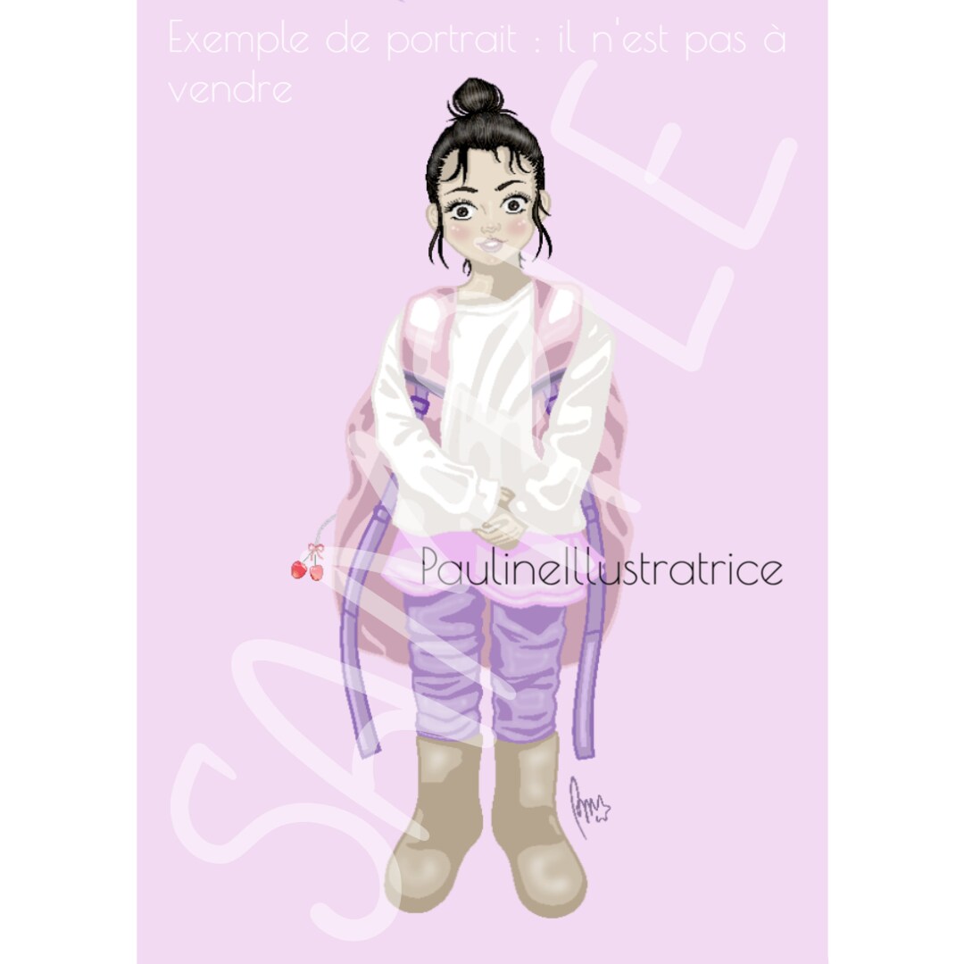 Personalized Cartoon Style Portraits of Children digital - Etsy