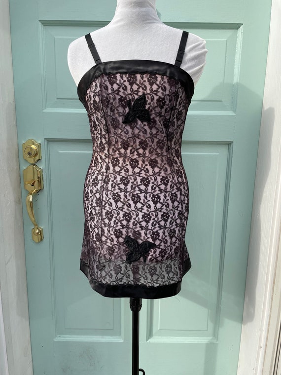 Vintage Sheer Lace Slip Gem