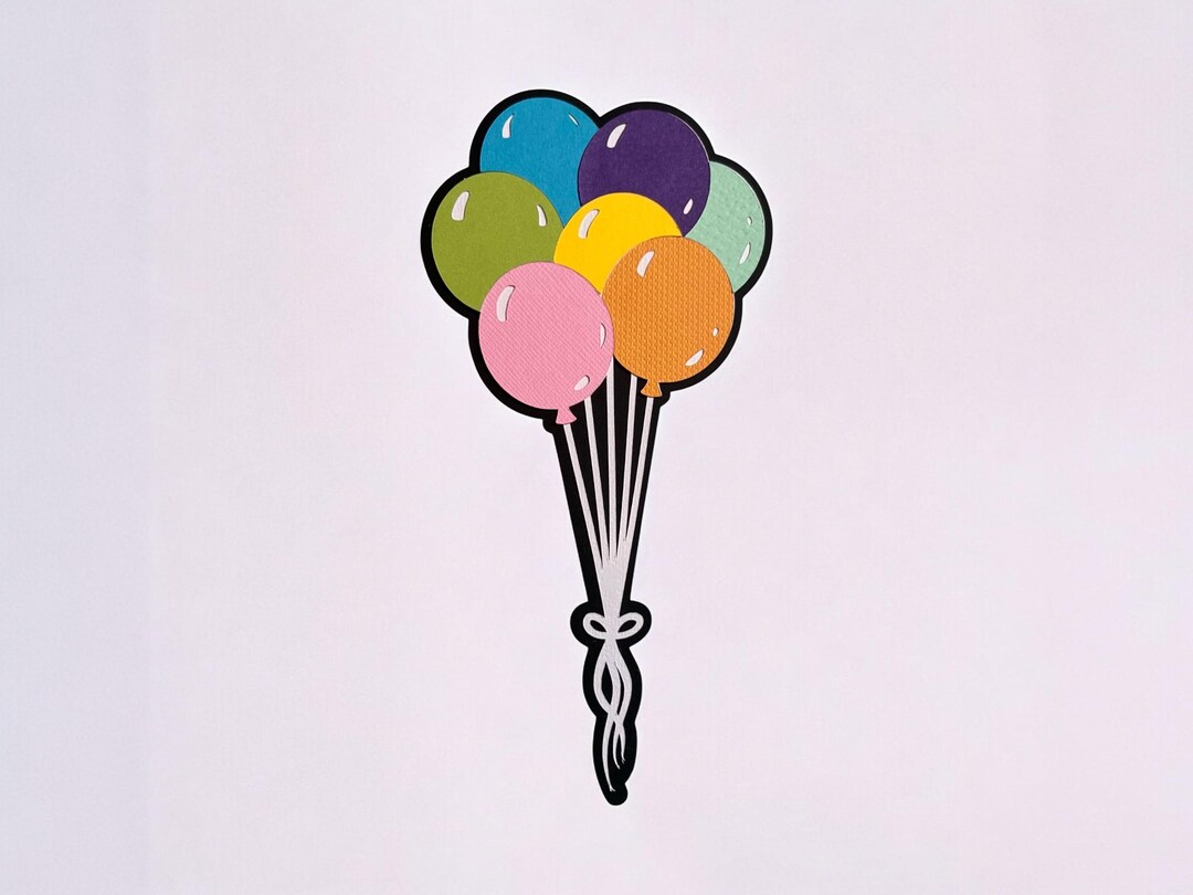 Balloons Photos Scrapbook, Balloons Die Cut, Balloons Scrapbook ...