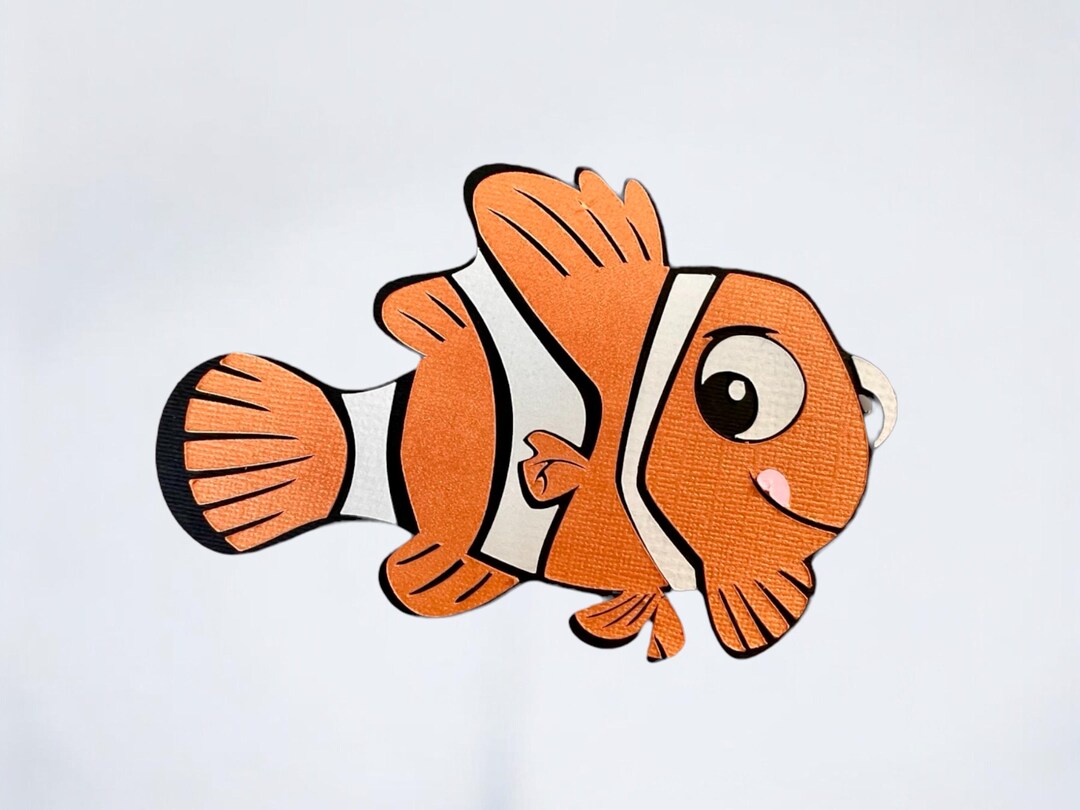 Clown Fish Photos Scrapbook, Clown Fish Die Cut, Clown Fish Photos ...