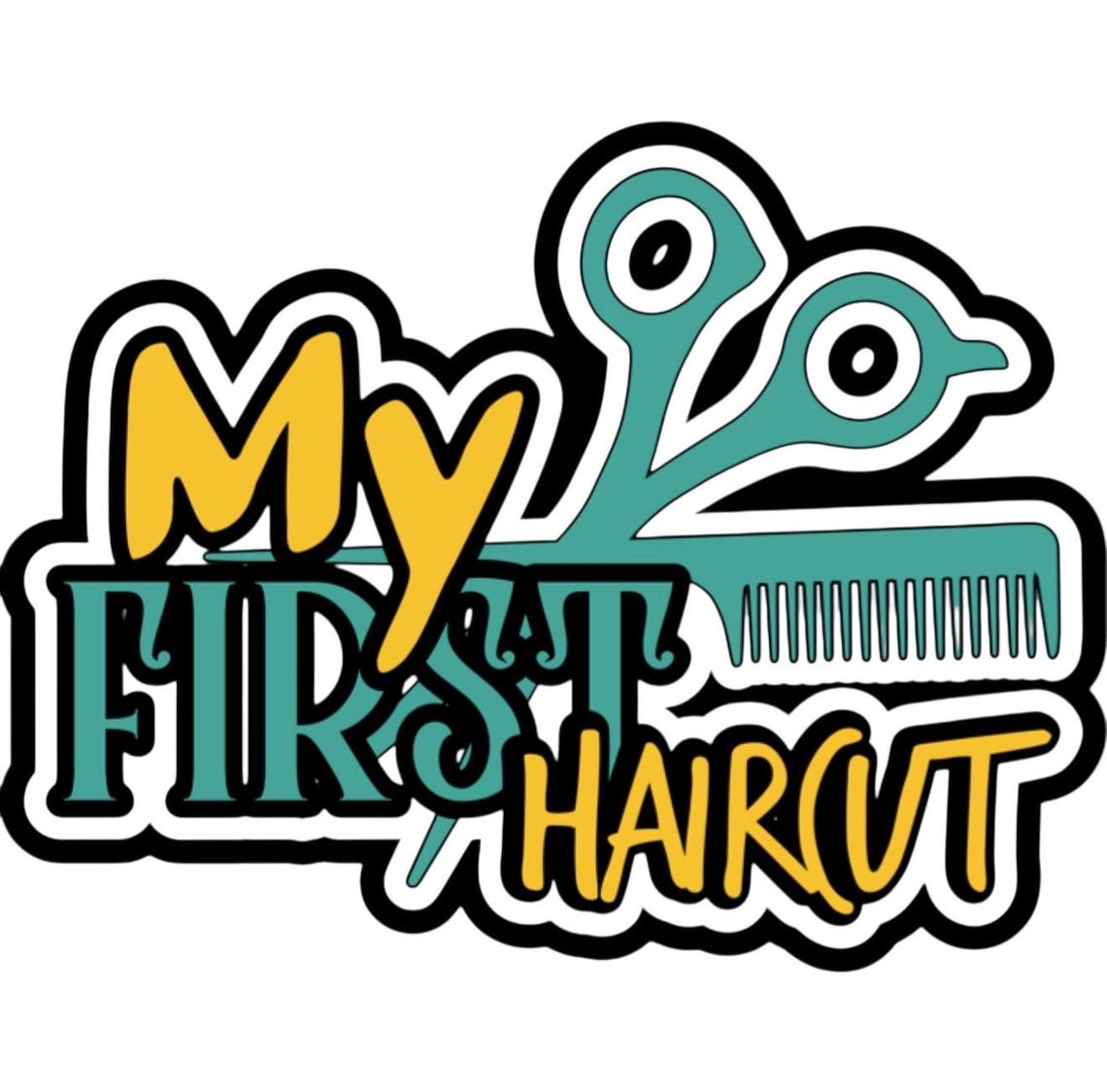 My First Haircut Die Cut: Handmade Scrapbook Embellishment - Etsy