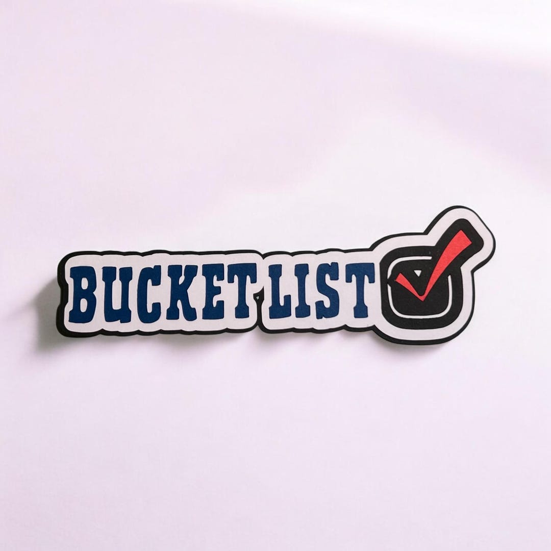 Bucket List Photos Scrapbook, Bucket List Die Cut, Bucket List ...