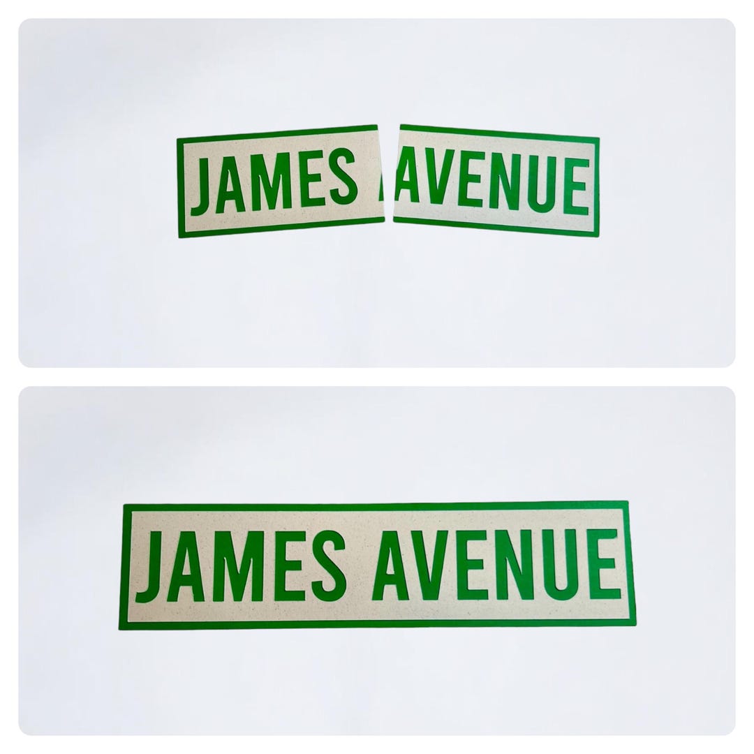 Large Custom Name Street Sign, Custom Text Street Sign, Die Cut ...