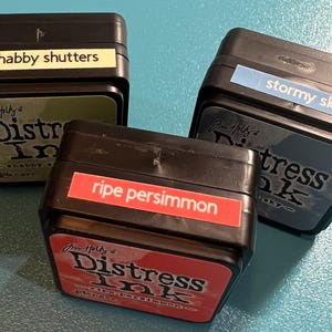 Distress Oxide Tim Holtz Ranger Ink Pad Labels: Color-coded ...