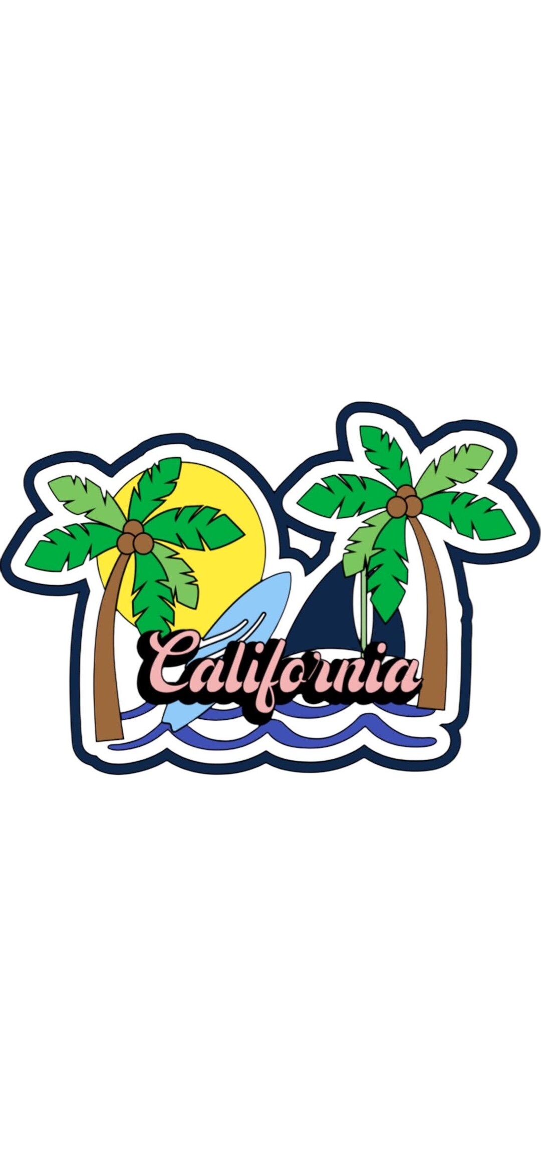 California State Die Cut: Handmade Scrapbook Embellishment - Etsy
