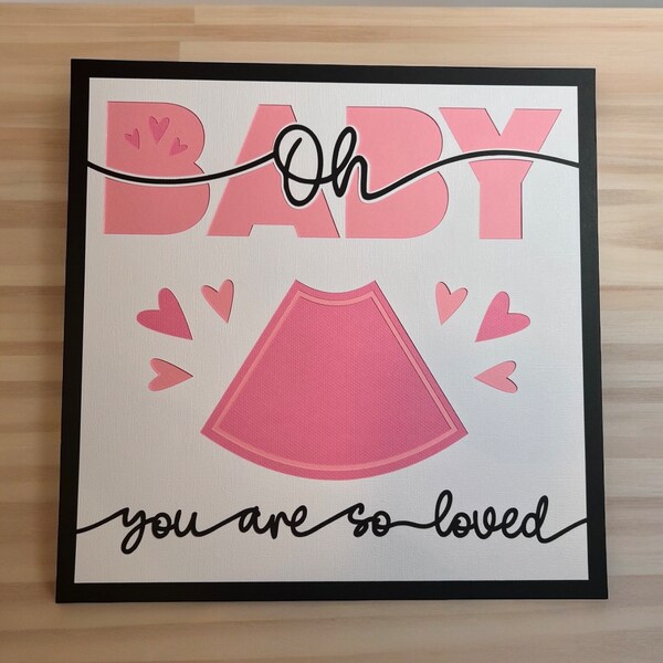 Baby Ultrasound Scrapbook Page - Etsy