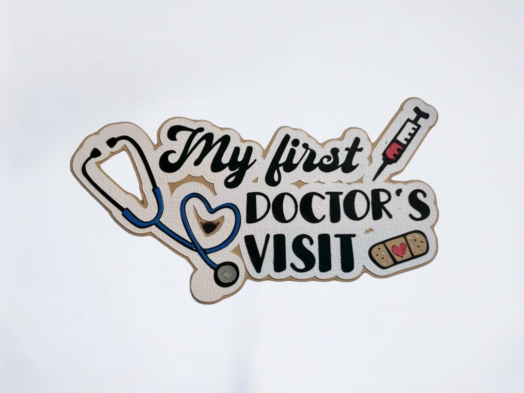 My First Doctors Visit Scrapbook, Doctors Visit Die Cut, Doctors Visit ...