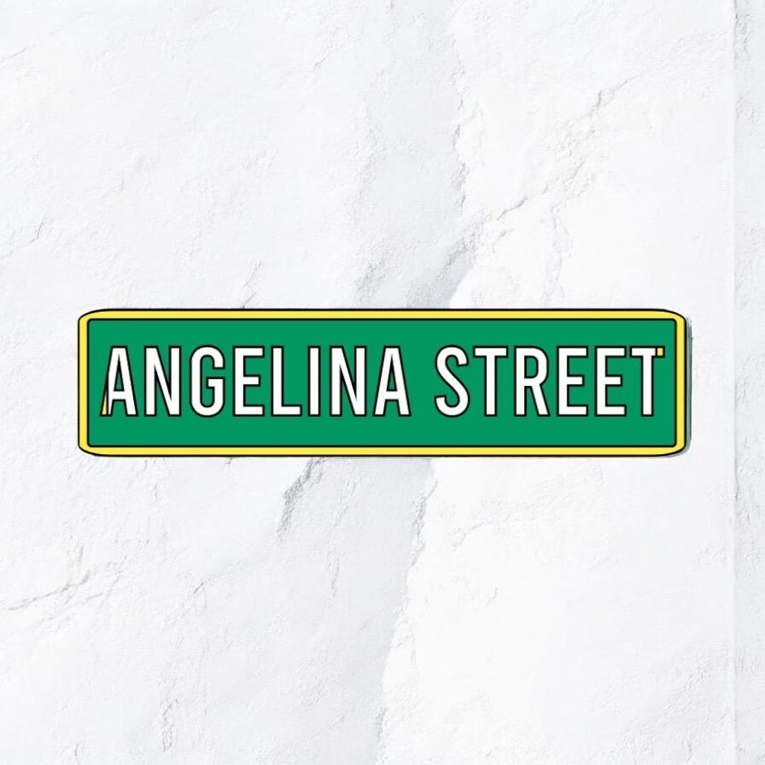 Small Custom Name Street Sign, Custom Text Street Sign, Die Cut ...