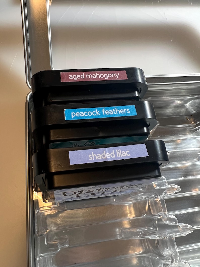 Distress Oxide Tim Holtz Ranger Ink Pad Labels: Color-coded ...