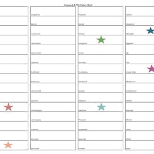 Concord & 9th Ink Pad Swatch Chart: 2025 Colors (printable PDF) - Etsy