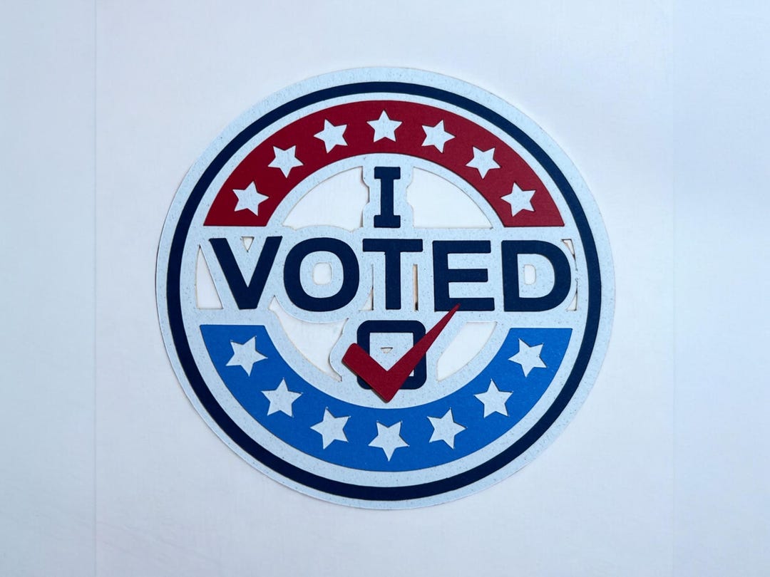 I Voted Election Photos Scrapbook, Election Day Photos Die Cut, Photos ...