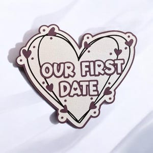Our First Date Photos Scrapbook, First Date Die Cut, First Date Photos ...