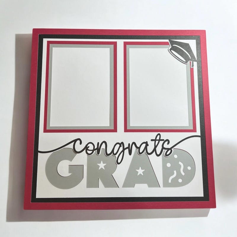 Graduation Scrap Book Page - Etsy