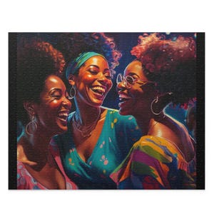 500 Piece African American Sisters Artistic Puzzle, Jigsaw Puzzle ...