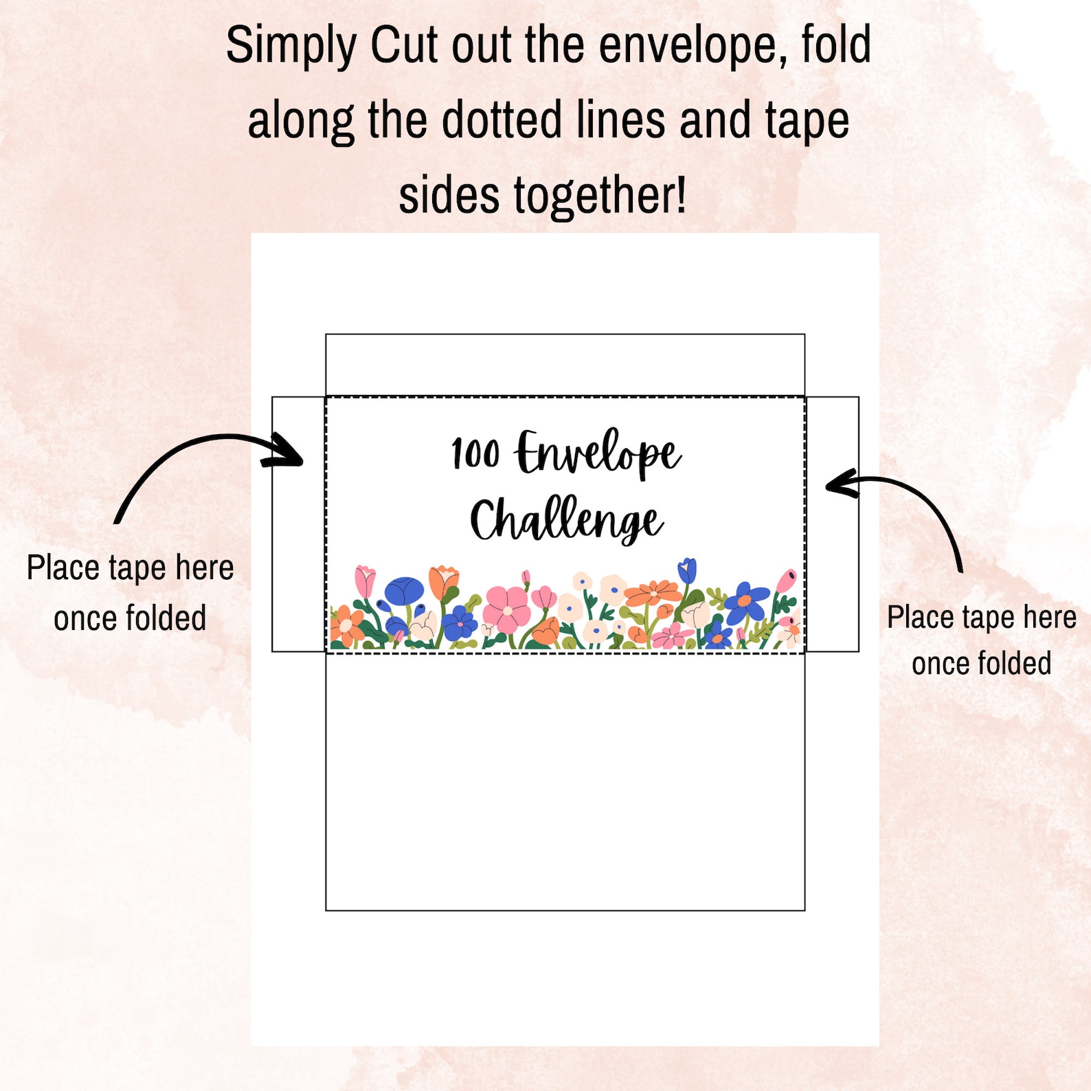 100 Envelope Challenge Saving Challenges Cash Budget - Etsy