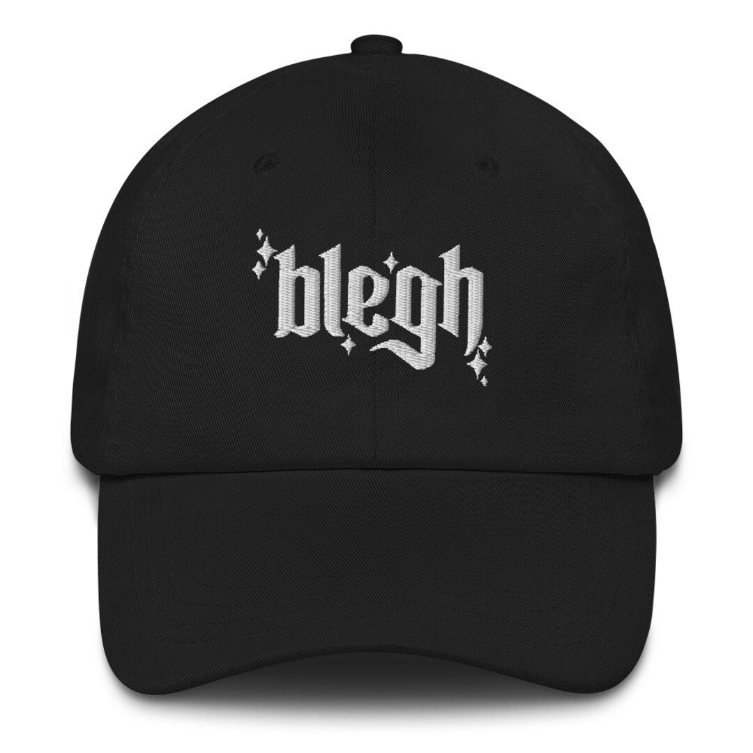 Blegh With Stars Dad Hat, Metal Head - Etsy