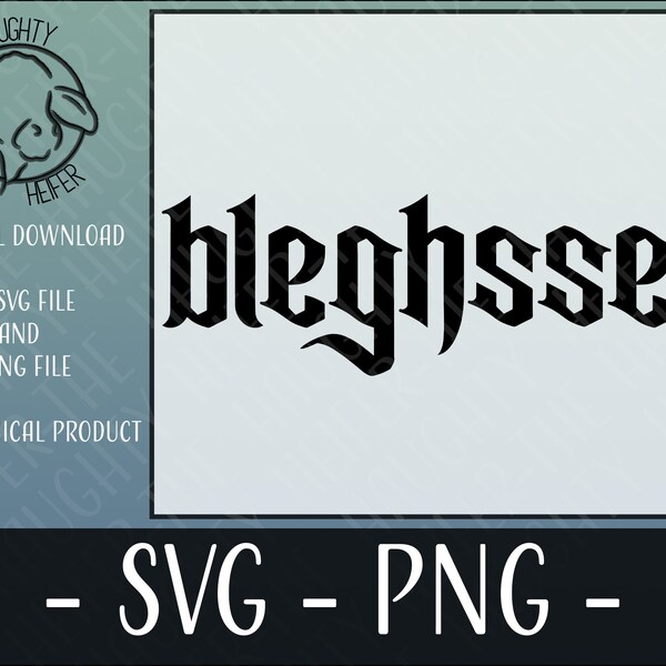 Blegh Svg - Etsy