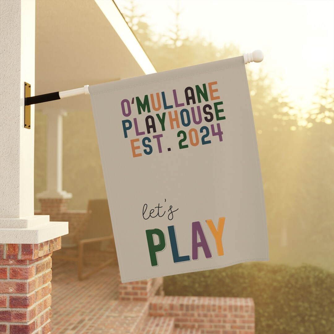 Kids Playhouse Flag for Children's Play Centre Playground Sign Banner ...