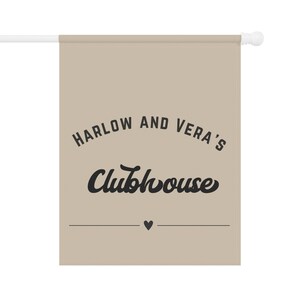 Personalized Clubhouse Sign for Kids Playhouse, Playground Banner ...
