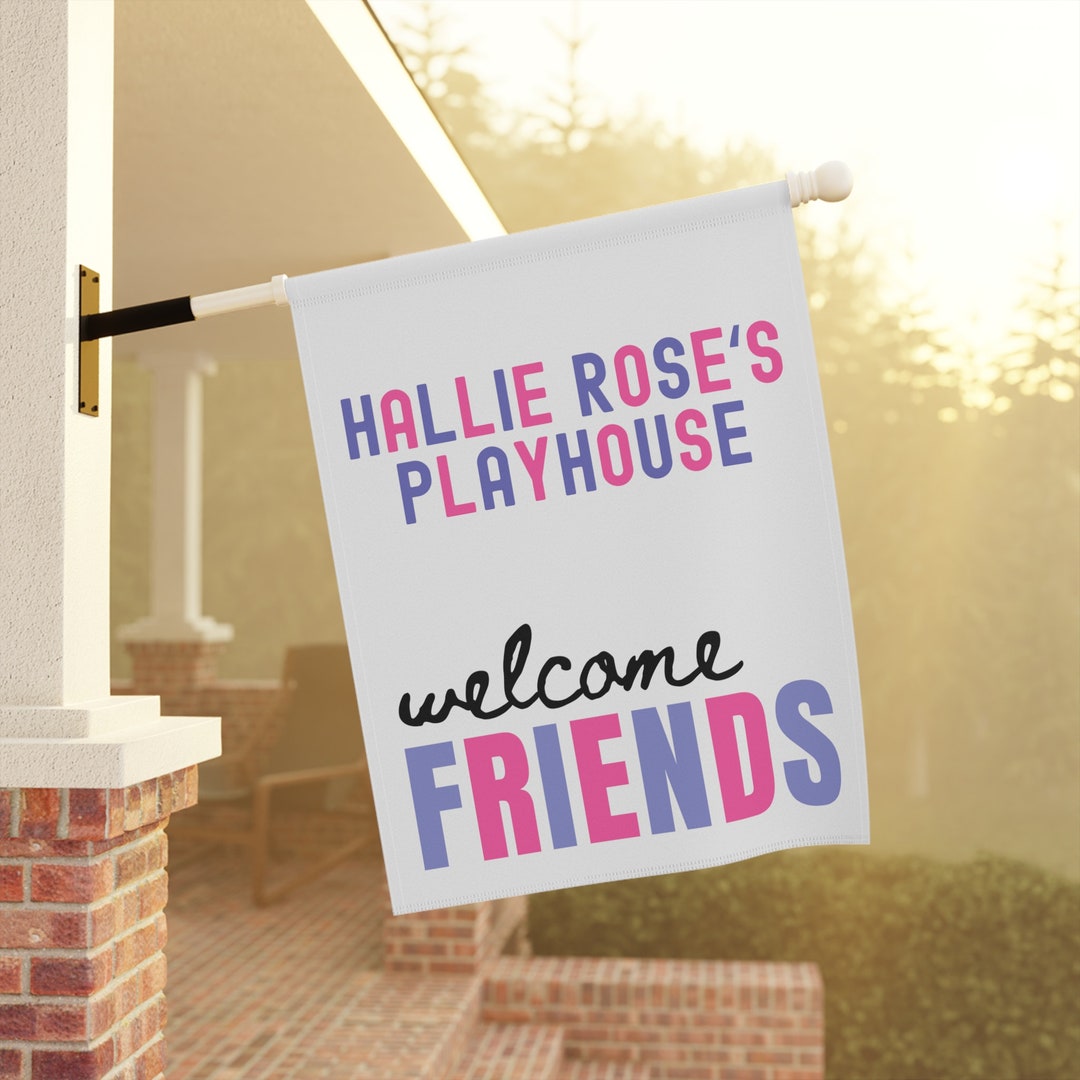 Personalized Welcome Banner for Kids Playhouse Flag for Childrens ...