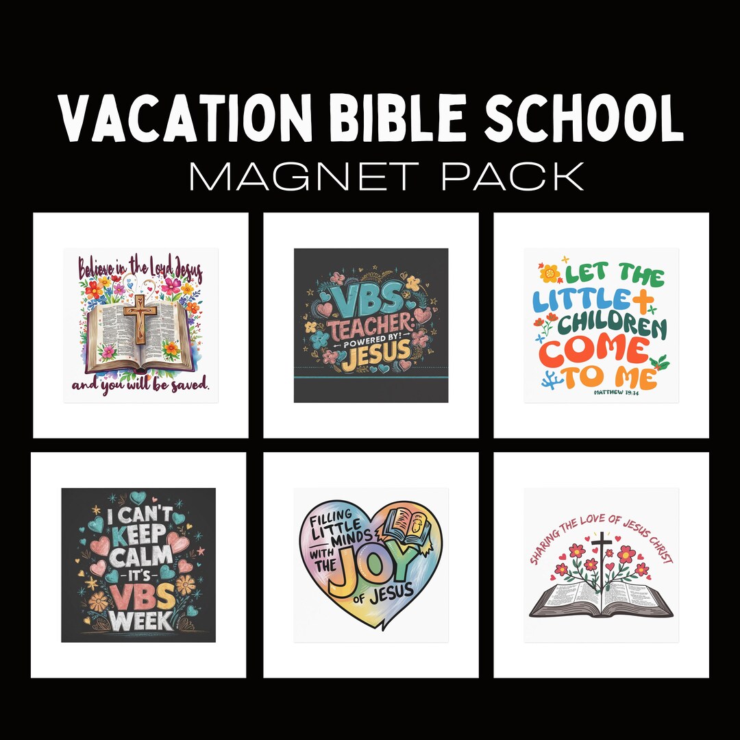 VBS Magnet, Funny Gift for VBS Teacher, Christian Swag, Christian Camp ...