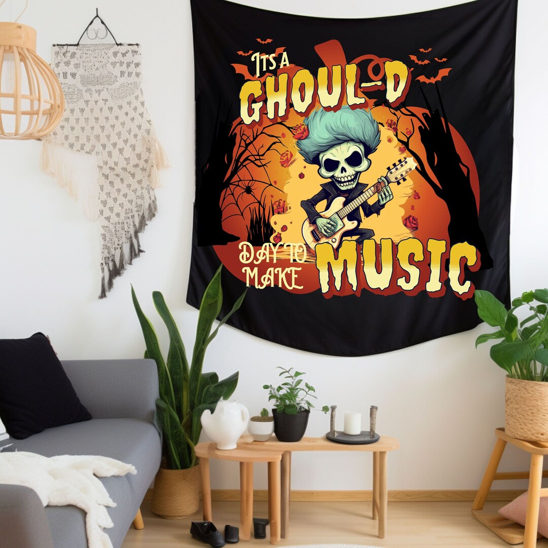 Music Teacher Wall Art for Halloween Classroom Decor for Fall Teachers ...