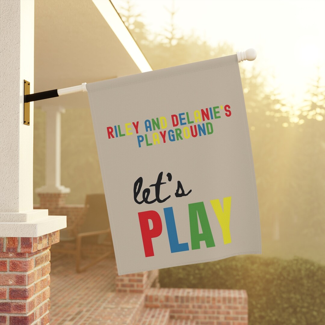 Custom Playground Banner for Kids Play House Treehouse Flag for ...