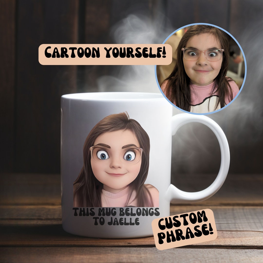 Funny Photo Mugs, Kids Mug Cartoon Mugs Gift for Grandparents ...