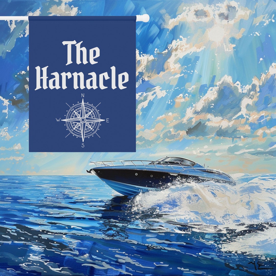 Custom Boat Flag Banner for Boats Gift for Boat Owners Custom Boat Name ...