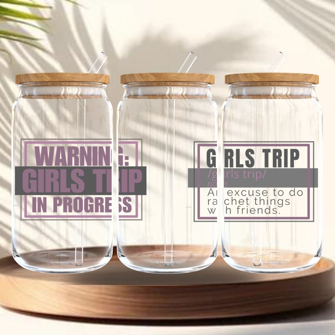 Funny Girls Trip Tumbler, Matching Ladies Tumblers for Vacation, Custom ...
