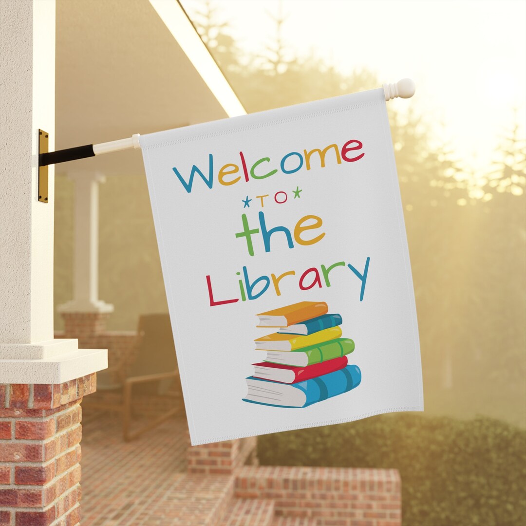 Library Flag for Schools and Community Libraries, Reading Flag for ...