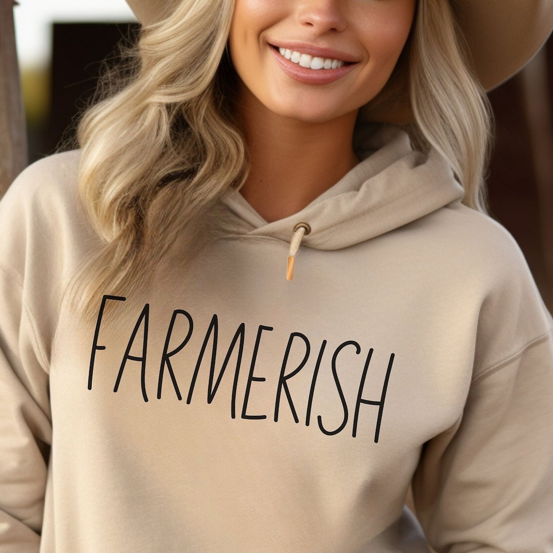 Farm Girl Hoodie for Country Girls Plant Lover Shirt for Gardeners Gift ...