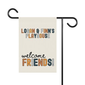 Personalized Playhouse Flag for Kids Gift for Children's Play Centre ...