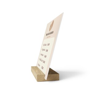 Price List for Business Printed Information Gallery Board With Stand ...