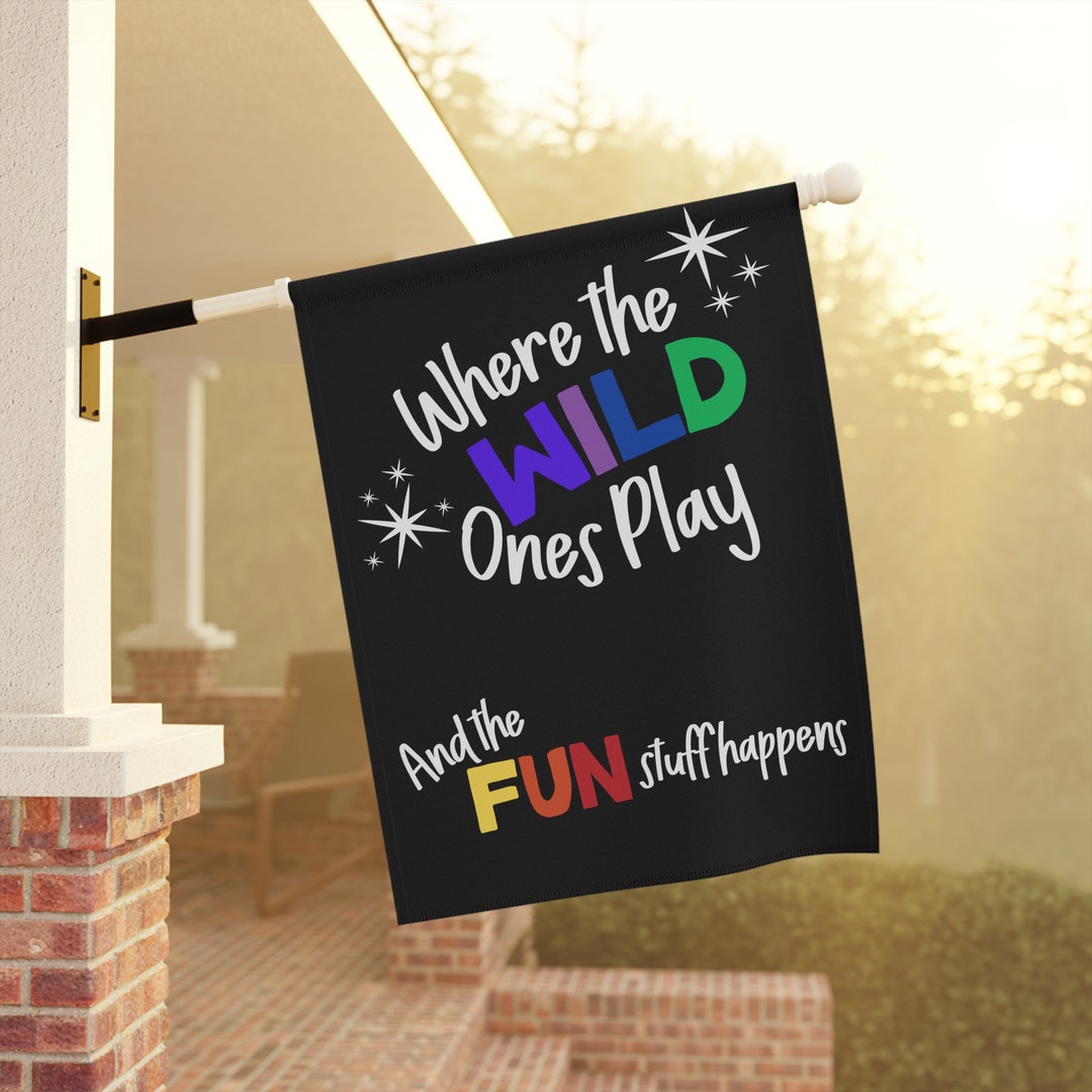 Playhouse Flag for Kids Playground Fun Clubhouse Sign Kids Playroom ...