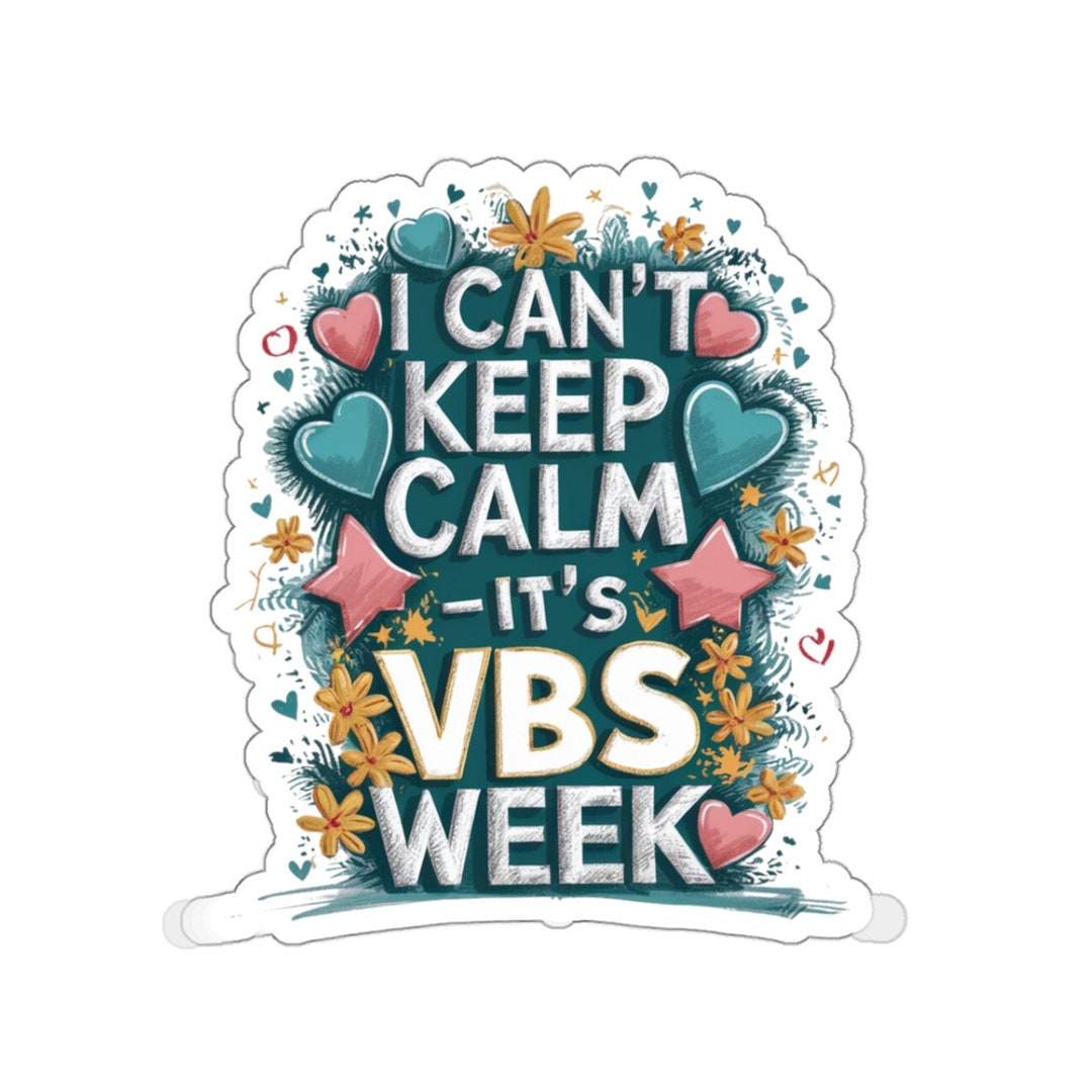 Funny VBS Sticker Vacation Bible School Helper Gifts, Christian Camp ...