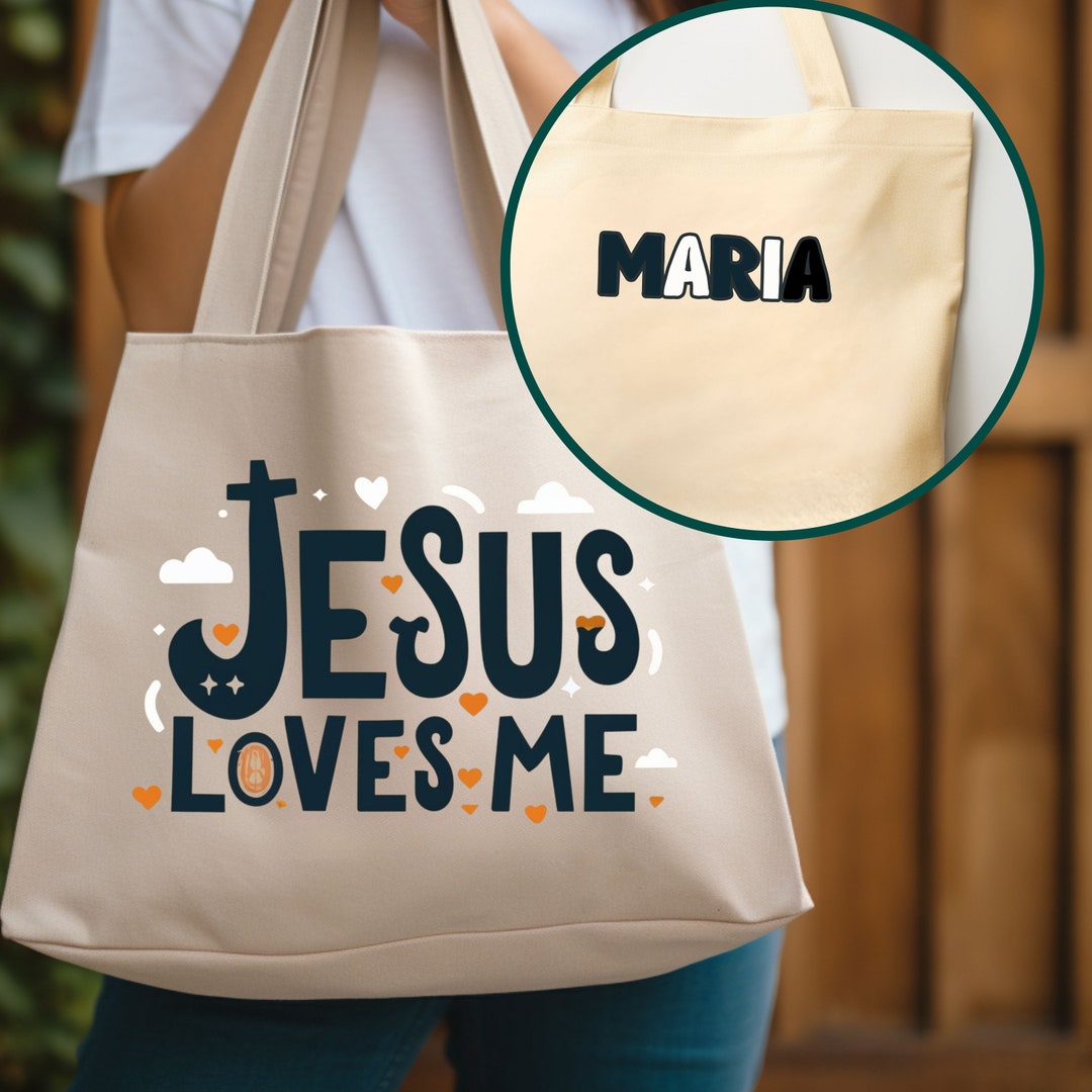 Personalized Christian Tote Bag for Kingdom Seekers Carry Case for ...