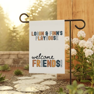 Personalized Playhouse Flag for Kids Gift for Children's Play Centre ...