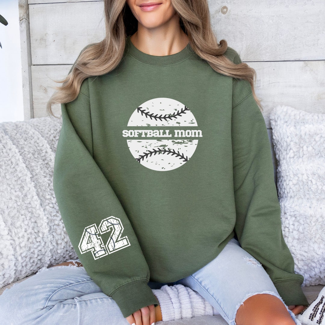 Personalized Softball Mom Shirt for Baseball Moms Custom Softball Mama ...