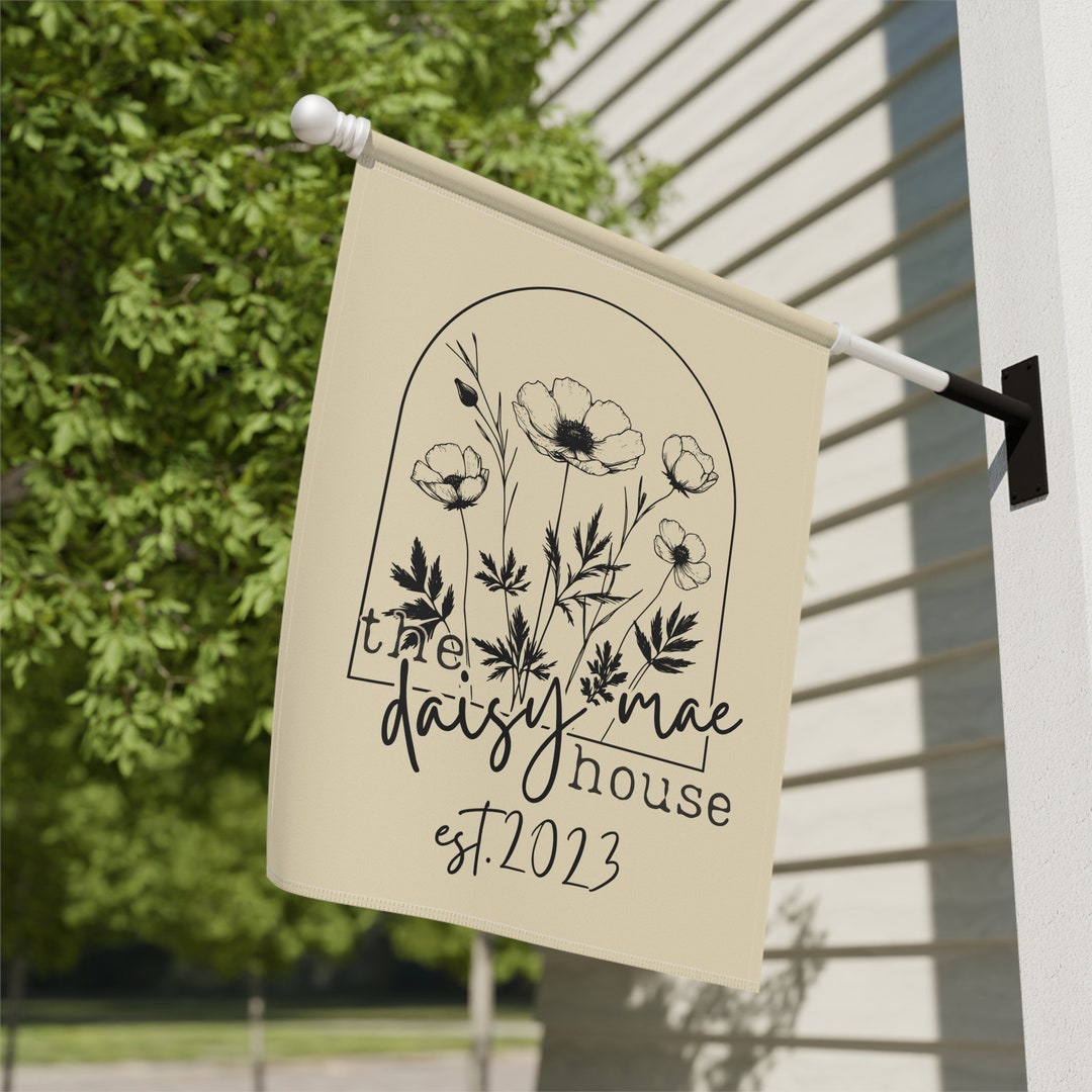 Custom Welcome Sign for Home Front Porch Flag for House Garden Flag for ...