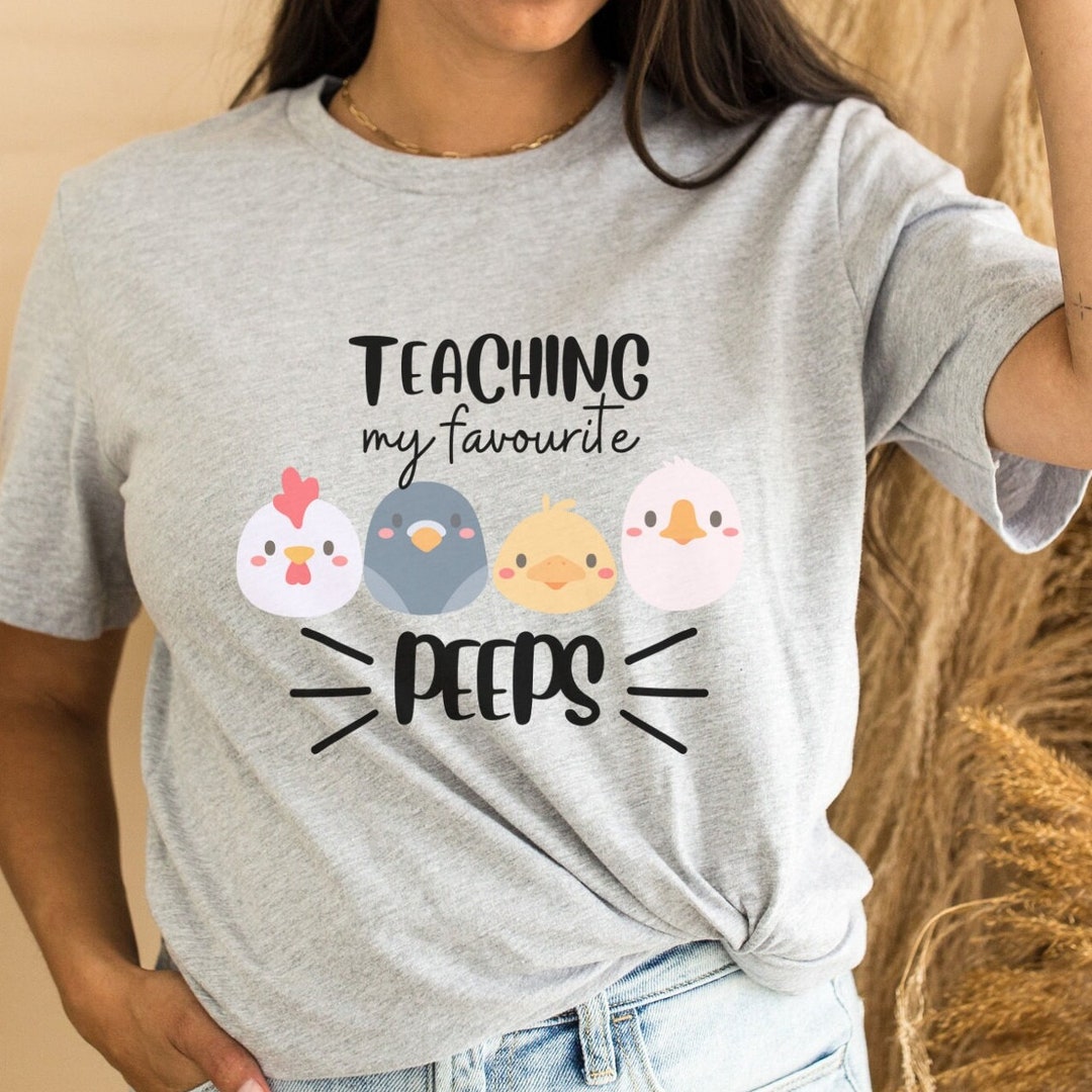 Spring Teacher Shirts for Teaching Custom T Shirt Easter Clothing Gifts ...